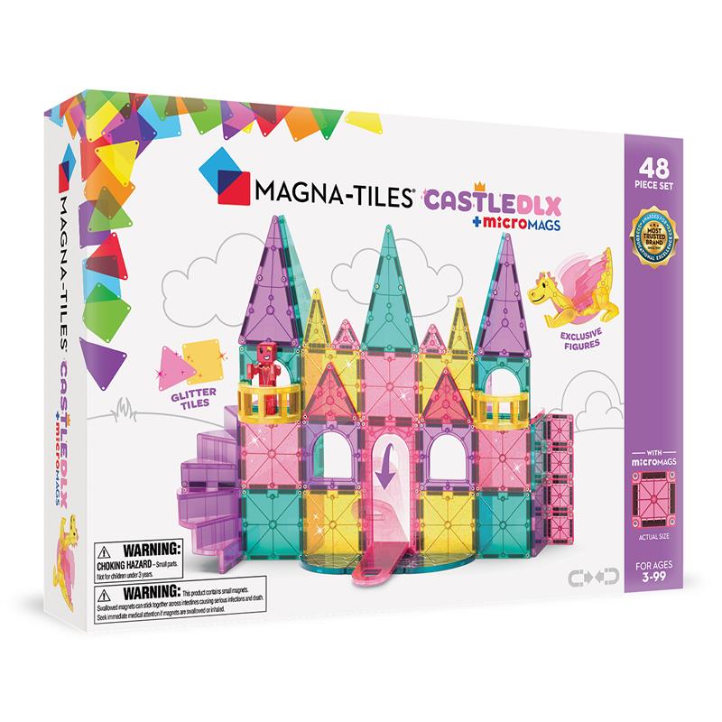 Magna-Tiles Castle Deluxe 48 Piece Set – Birdie's