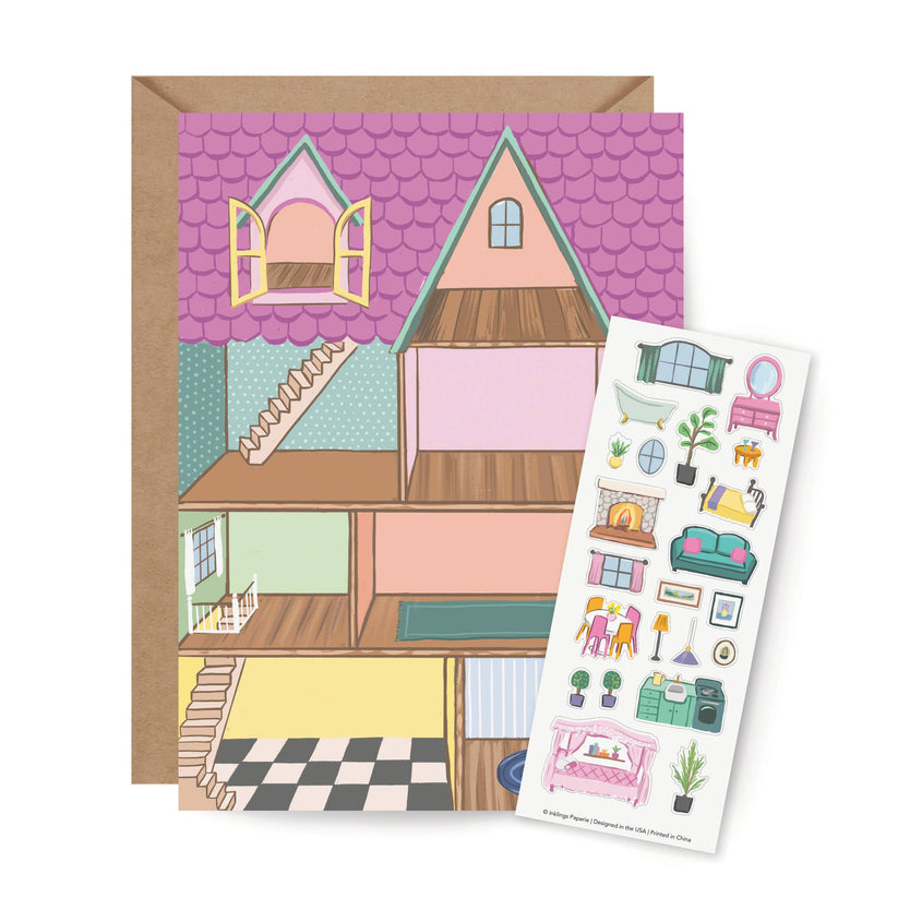 Sticker Scene Card - Dollhouse – Birdie's